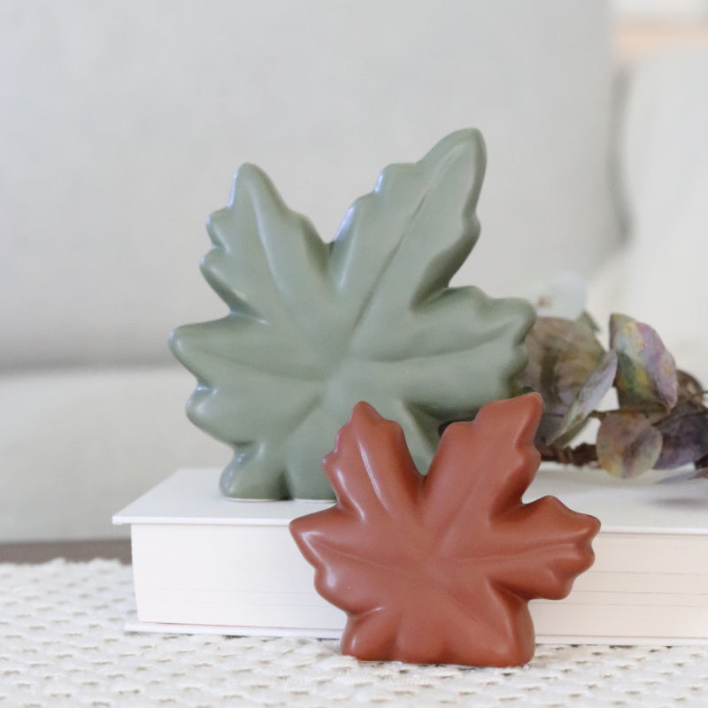 Ceramic Maple Leaf – Spruce Park Ranch